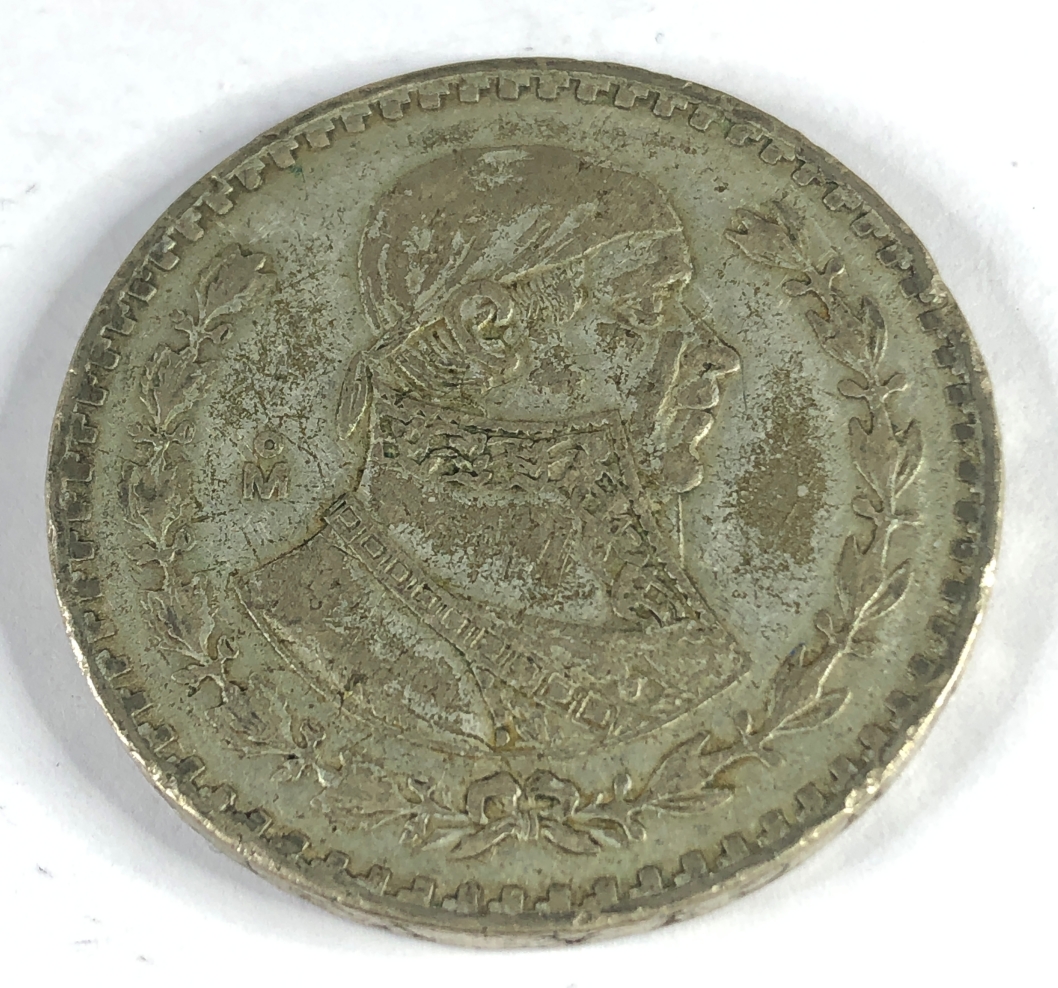 1962Mo Mexico Silver Peso | Property Room