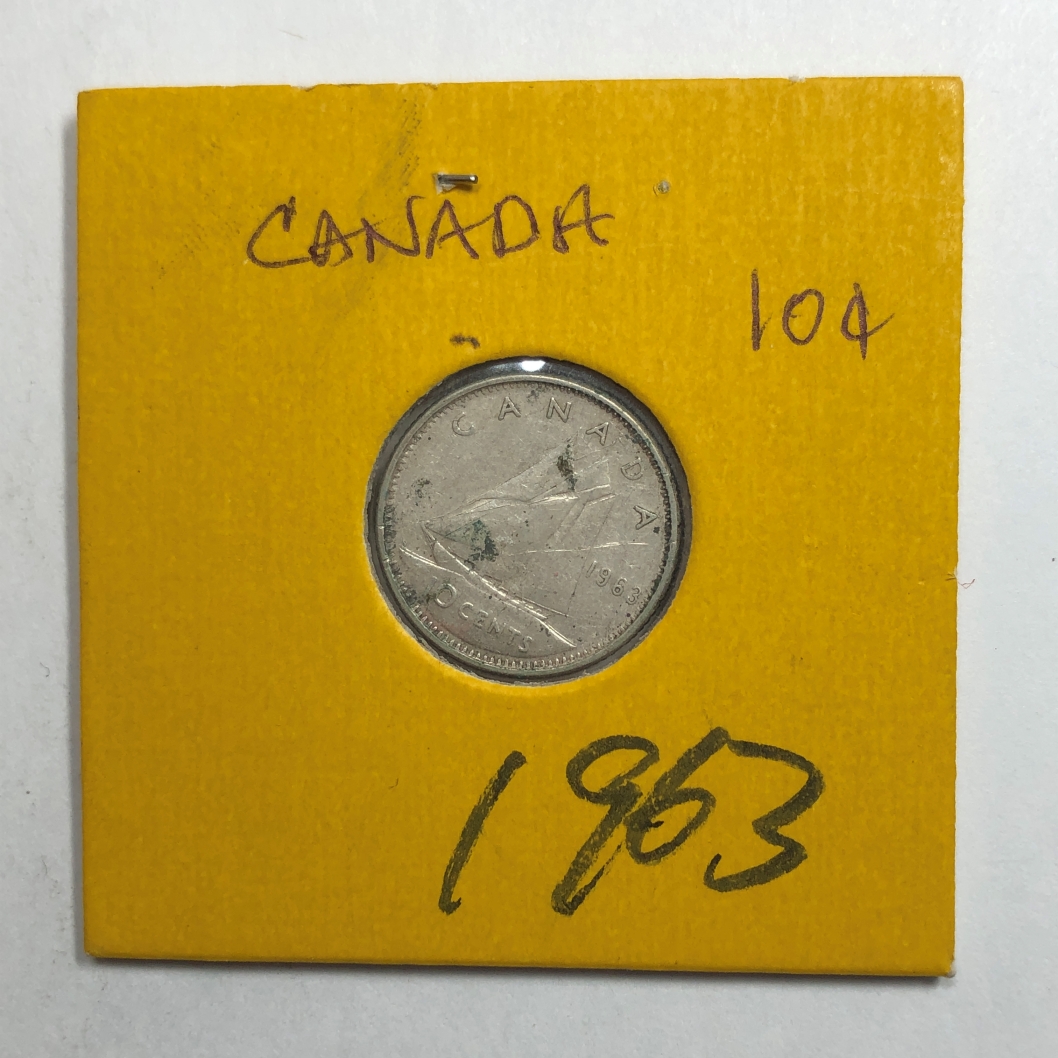 1963 Canada Silver 10 Cents*High Grade | Property Room