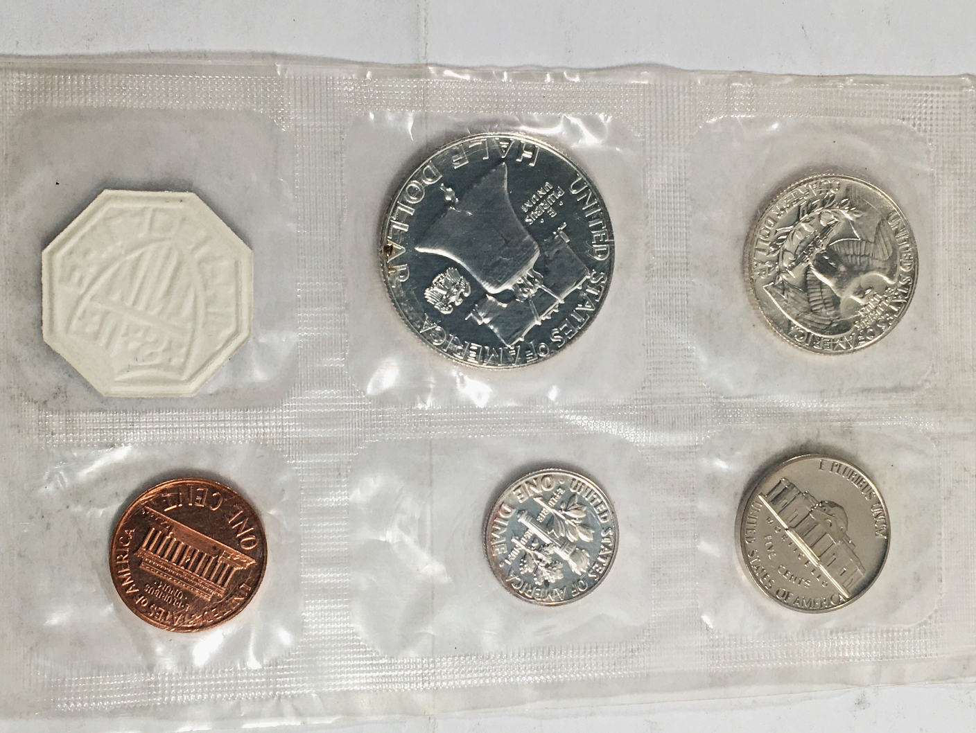 1963 Philadelphia Mint Uncirculated Silver Coin Set*In Original ...