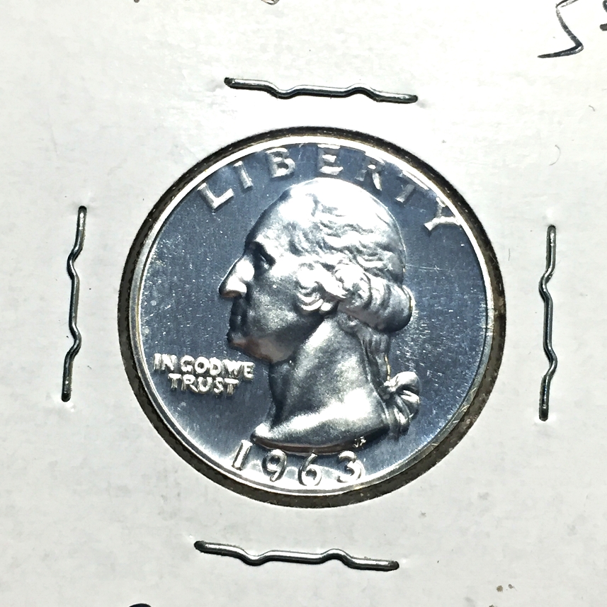 1963 Proof Silver Washington Quarter*DCAM | Property Room