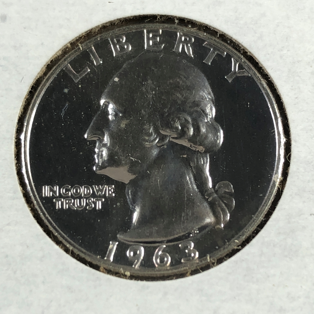 1963 Proof Silver Washington Quarter*DCAM | Property Room
