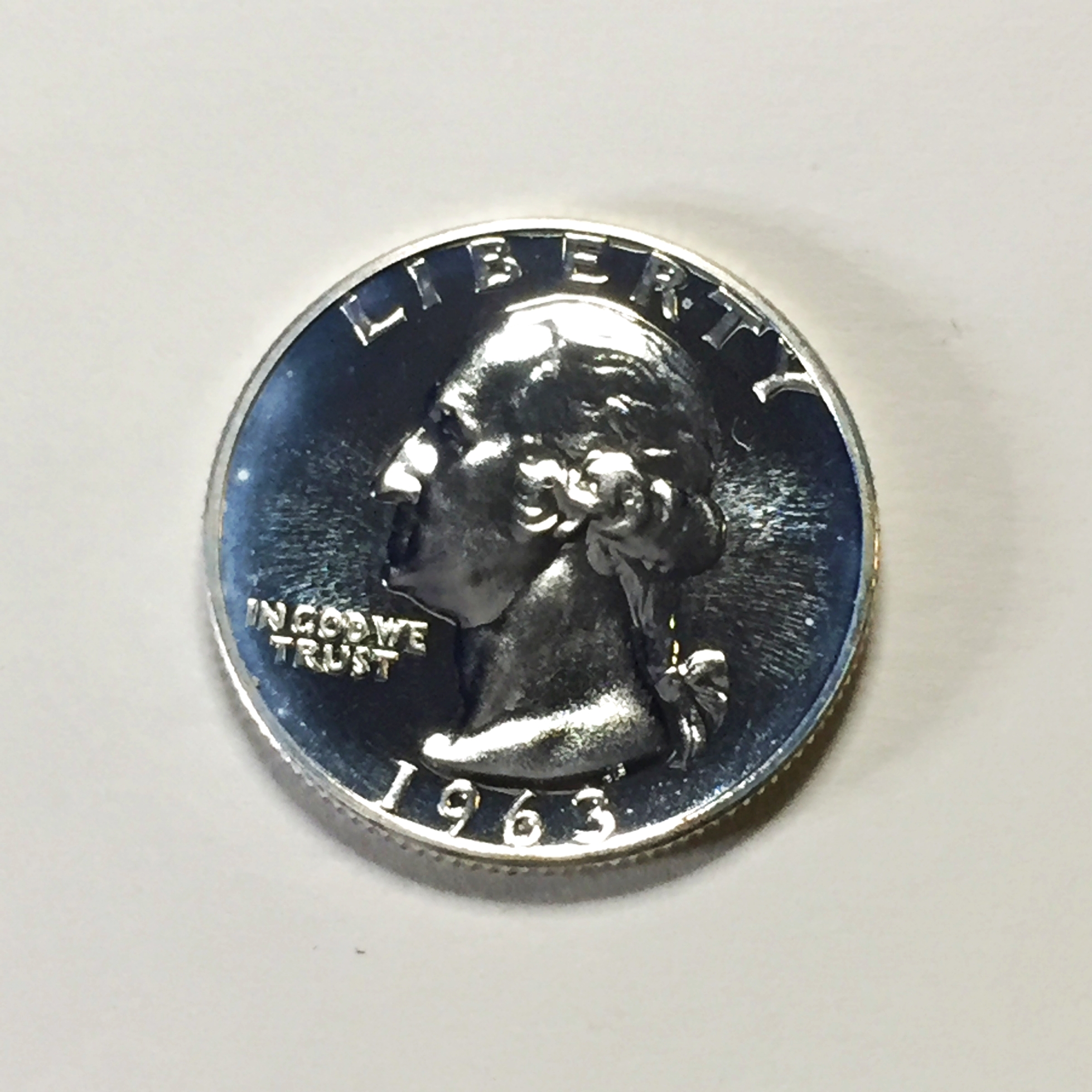 1963 Proof Silver Washington Quarter*Deep Cameo | Property Room