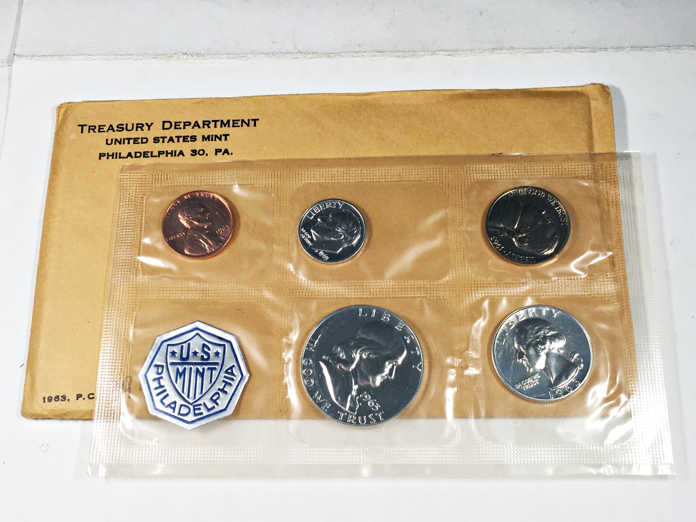 1963 United States Mint Silver Proof Set*In Original US Mint Packaging ...