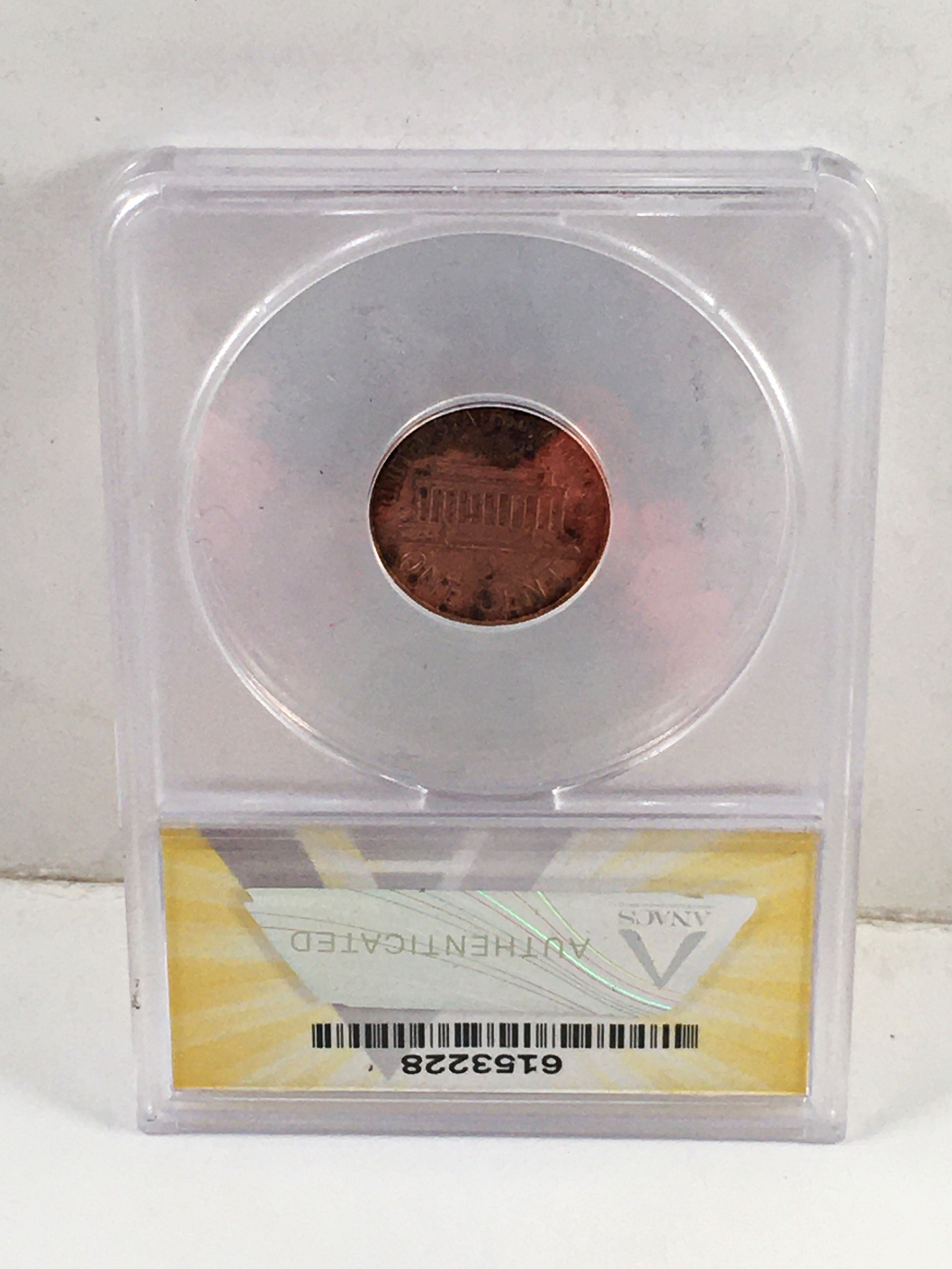 1963-D Lincoln Head Memorial Cent*Graded EF45 Details by ANACS | Property Room