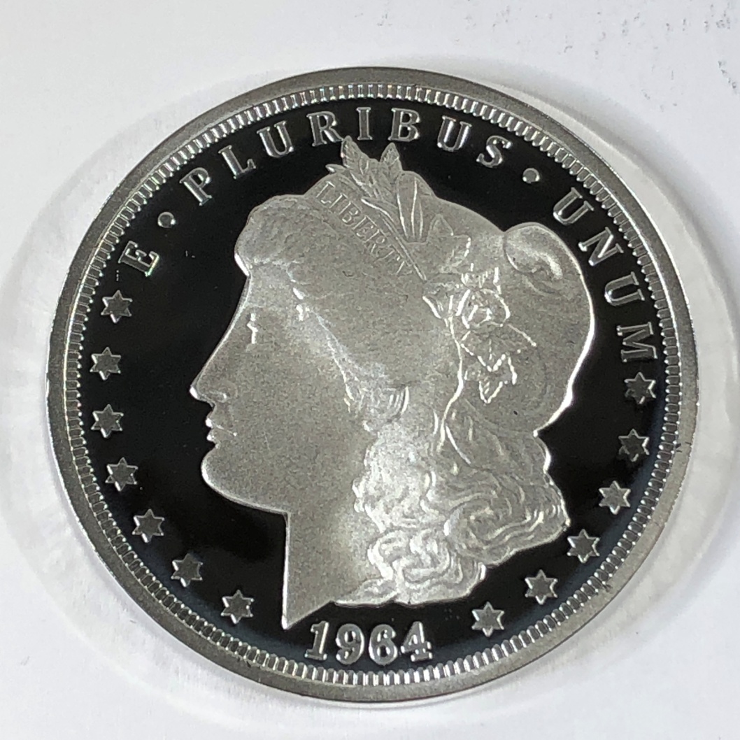 1964 Cook Islands Silver Clad Bronze $1 Proof Replica Coin*In ...