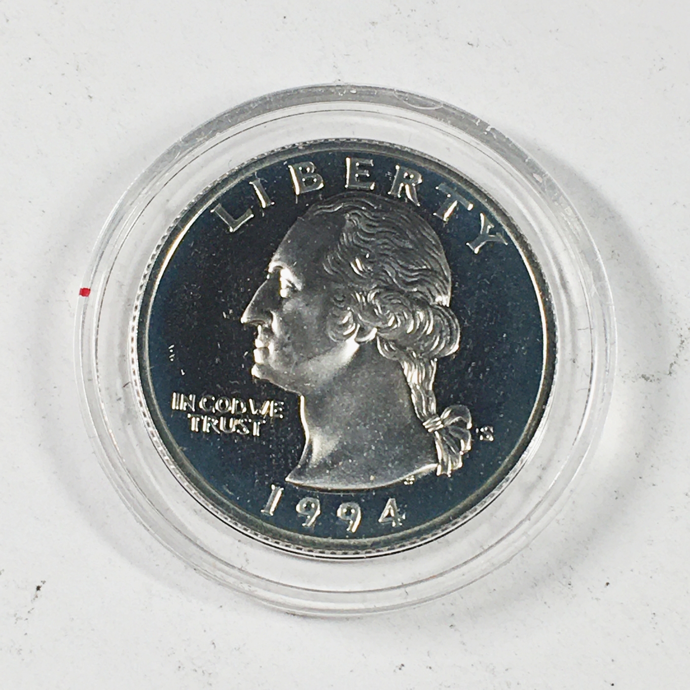 1964 Proof Silver Washington Quarter*Deep Cameo*In Protective Capsule ...