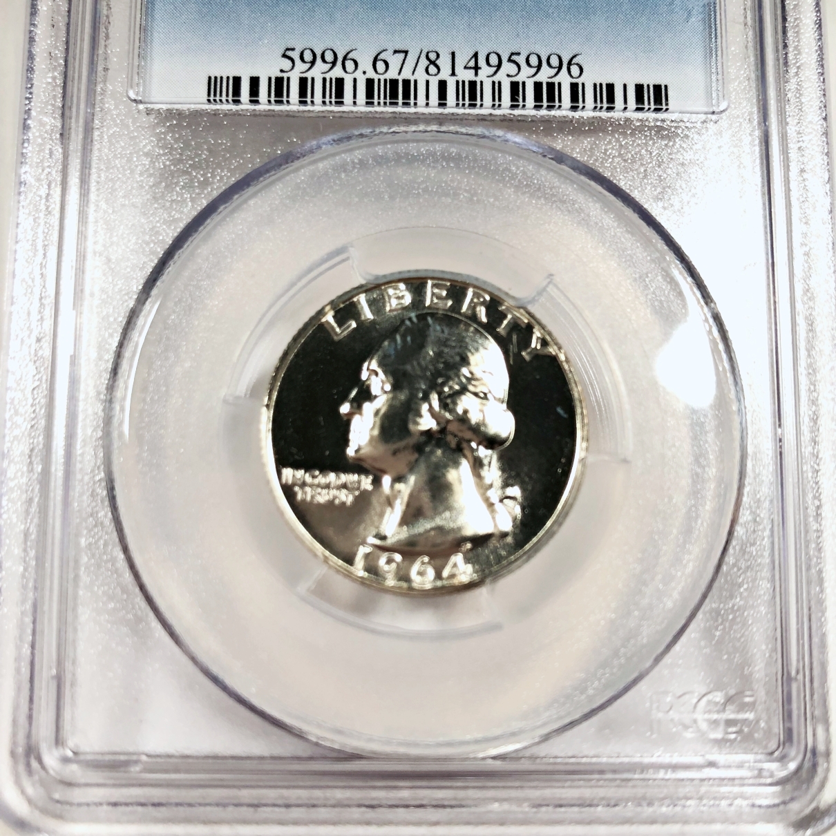 1964 Proof Silver Washington Quarter*Graded PR67 by PCGS | Property Room