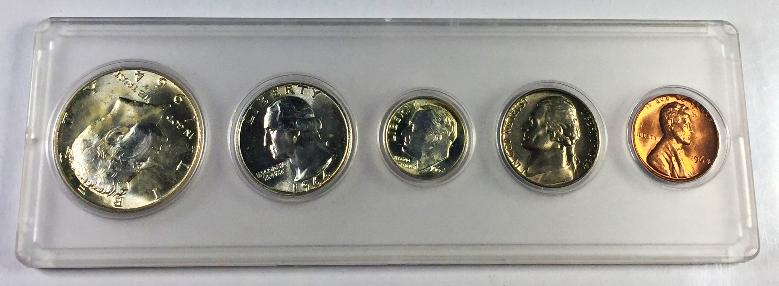 1964 Silver Uncirculated Coin Set*In Protective Custom Holder ...