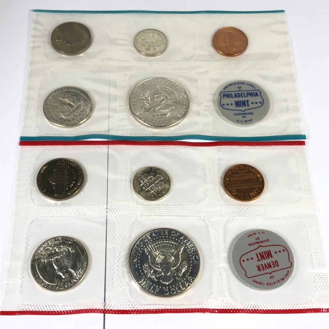 1964 Silver United States Mint Uncirculated Coin Set*In Original US ...