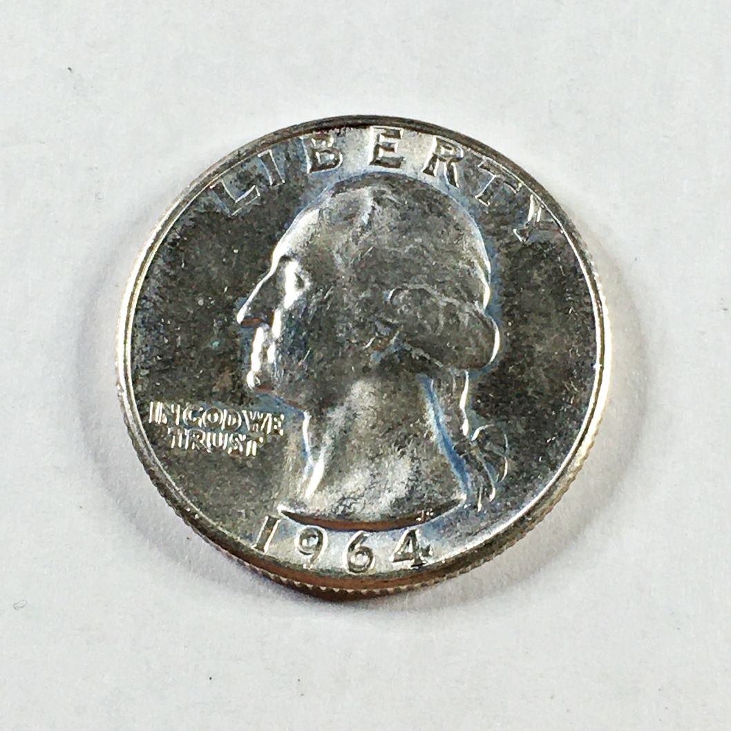 1964 Silver Washington Quarter*High Grade with Luster | Property Room