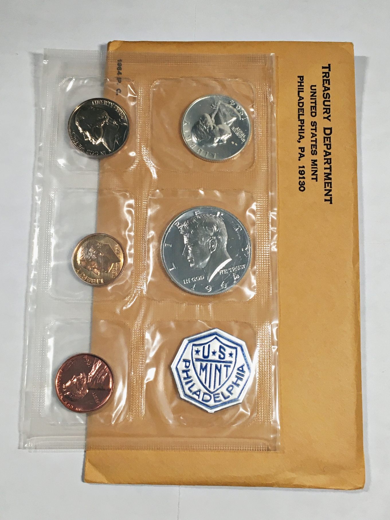 1964 United States Mint Silver Proof Coin Set*Struck at Philadelphia*In ...