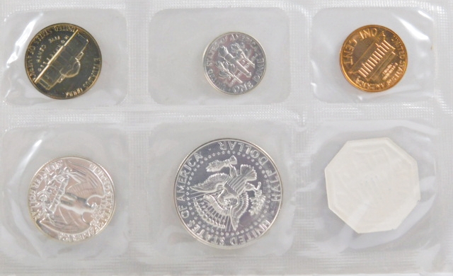 1964 United States Mint Silver Proof Set - In Original Mint Packaging ...