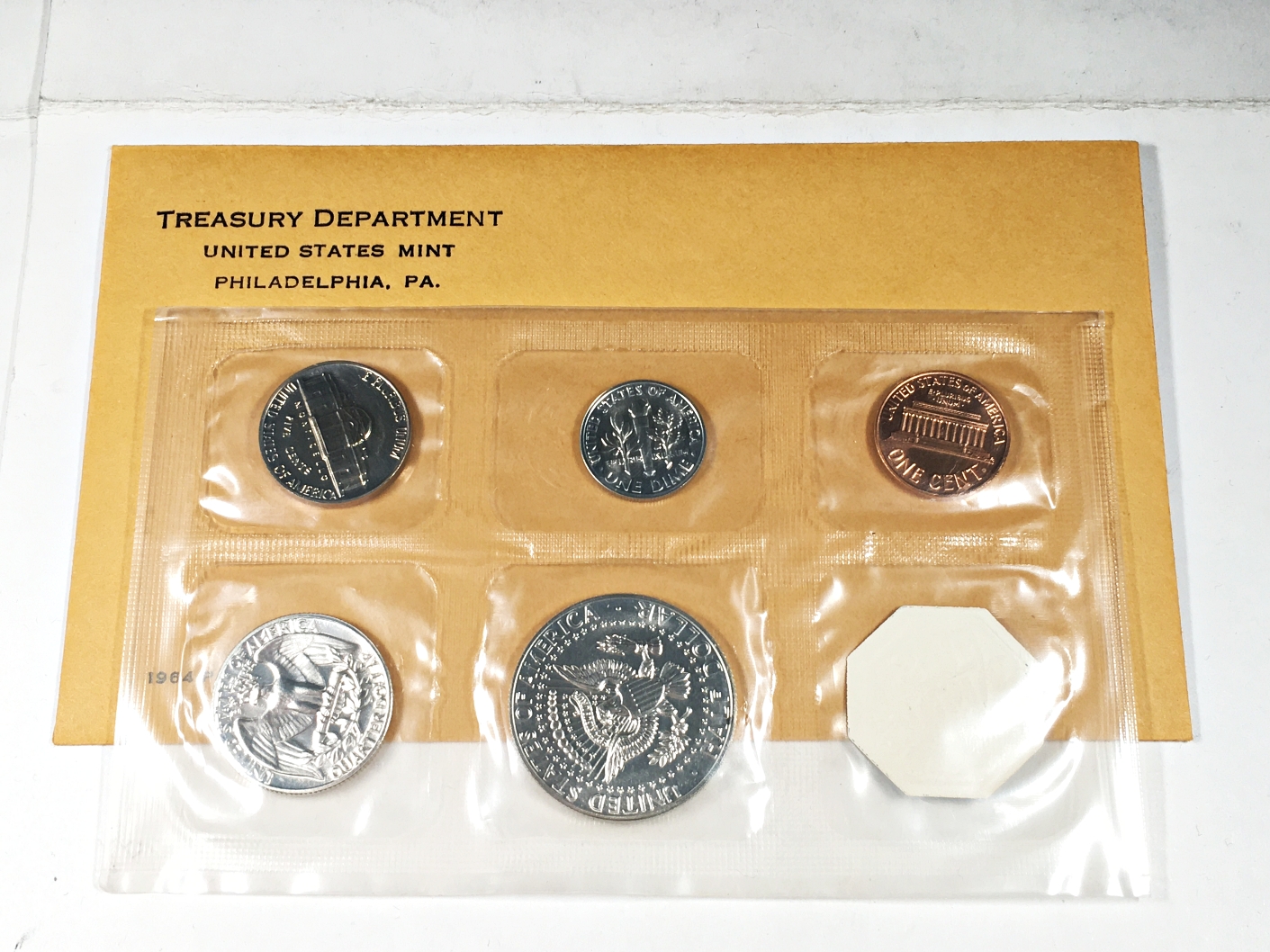 1964 United States Mint Silver Proof Set*In Original US Mint Packaging ...