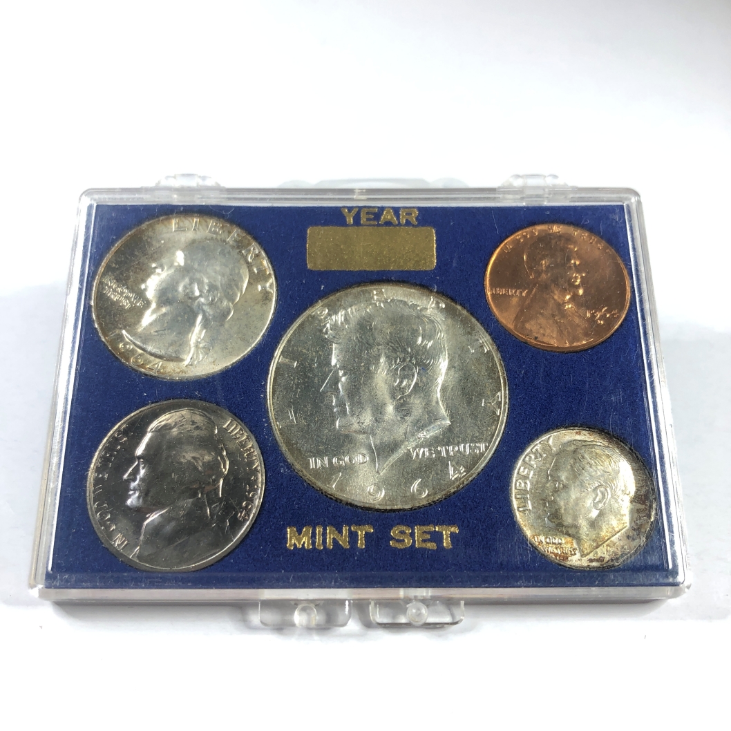 1964 United States Silver Mint Set*High Grade with Nice Luster*In Snap ...