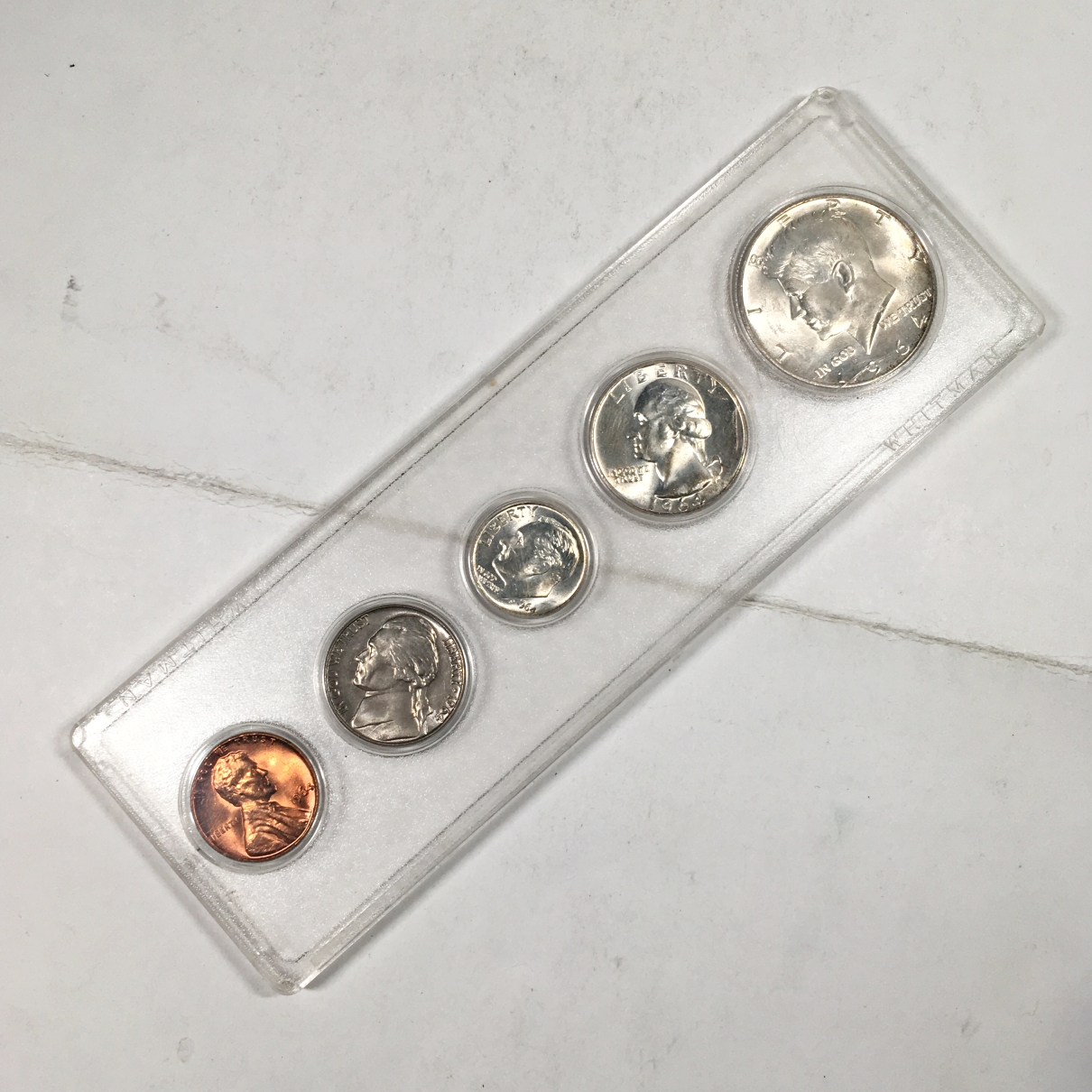 1964 United States Silver Mint Set*In Protective Whitman Holder ...
