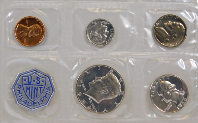 1964 United States Silver Proof Coin Set*Philadelphia Minted*In ...