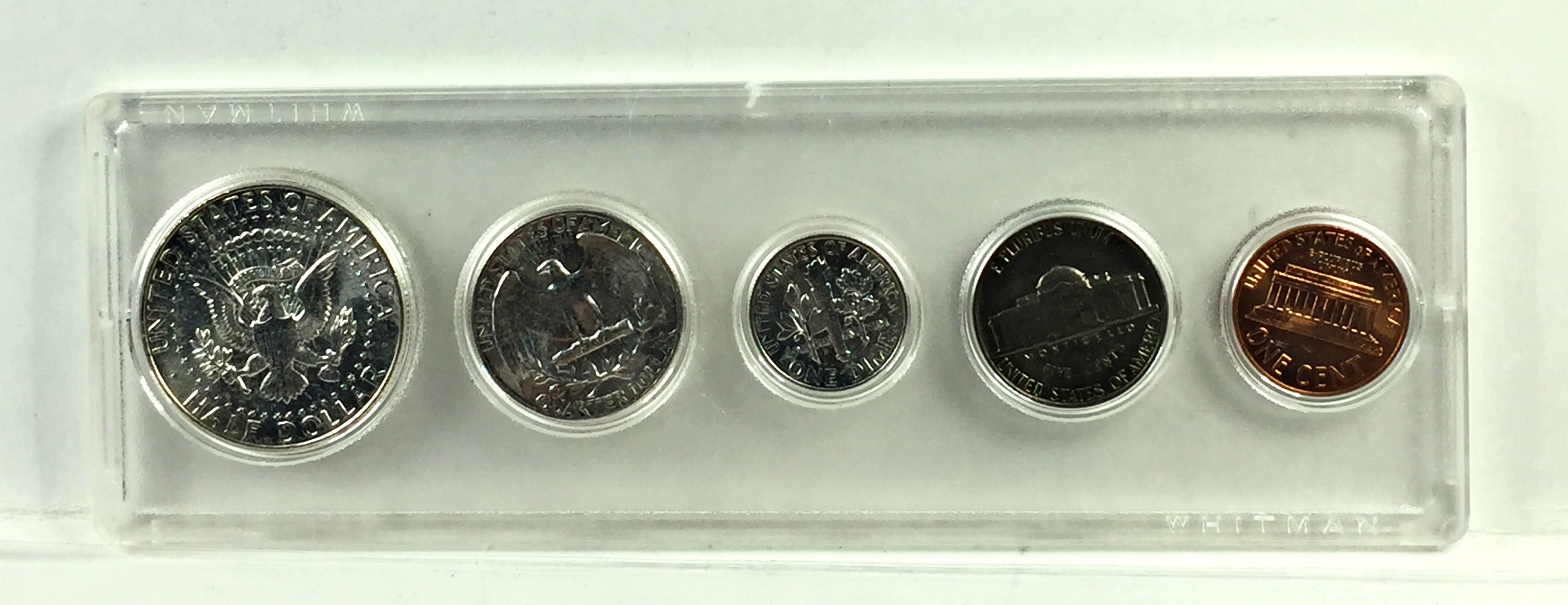 1964 United States Silver Uncirculated Coin Set*Kennedy Half Dollar ...