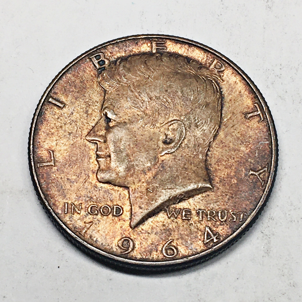 1964-D Silver Kennedy Half Dollar*Tone! | Property Room