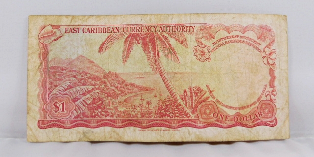 1965 East Caribbean Currency Authority One Dollar Banknote | Property Room