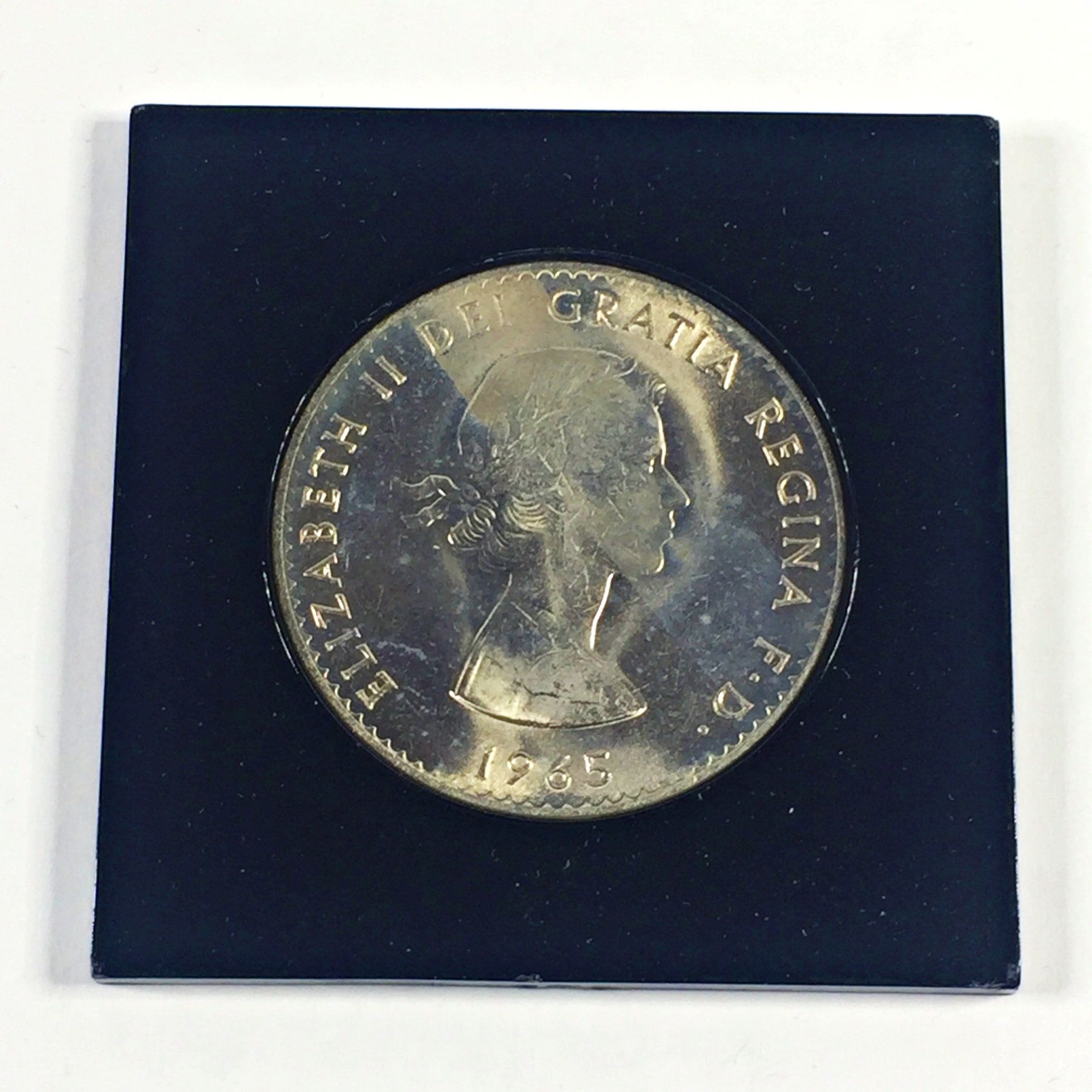 1965 Great Britain One Crown Winston Churchill Commemorative Coin*In ...