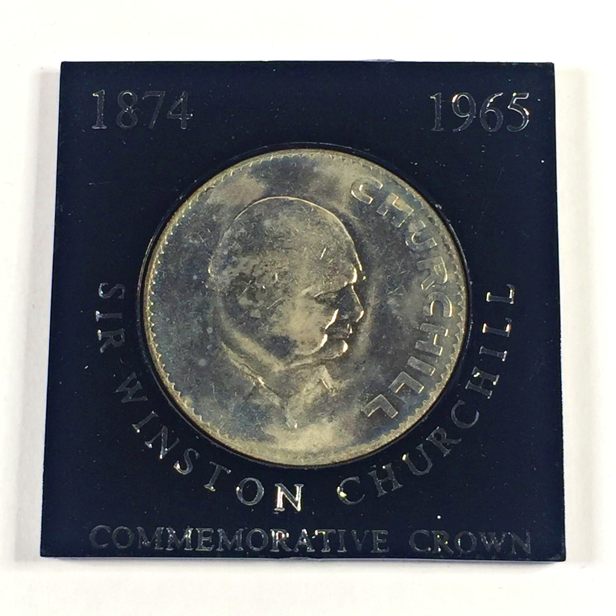 1965 Great Britain One Crown Winston Churchill Commemorative Coin*In ...