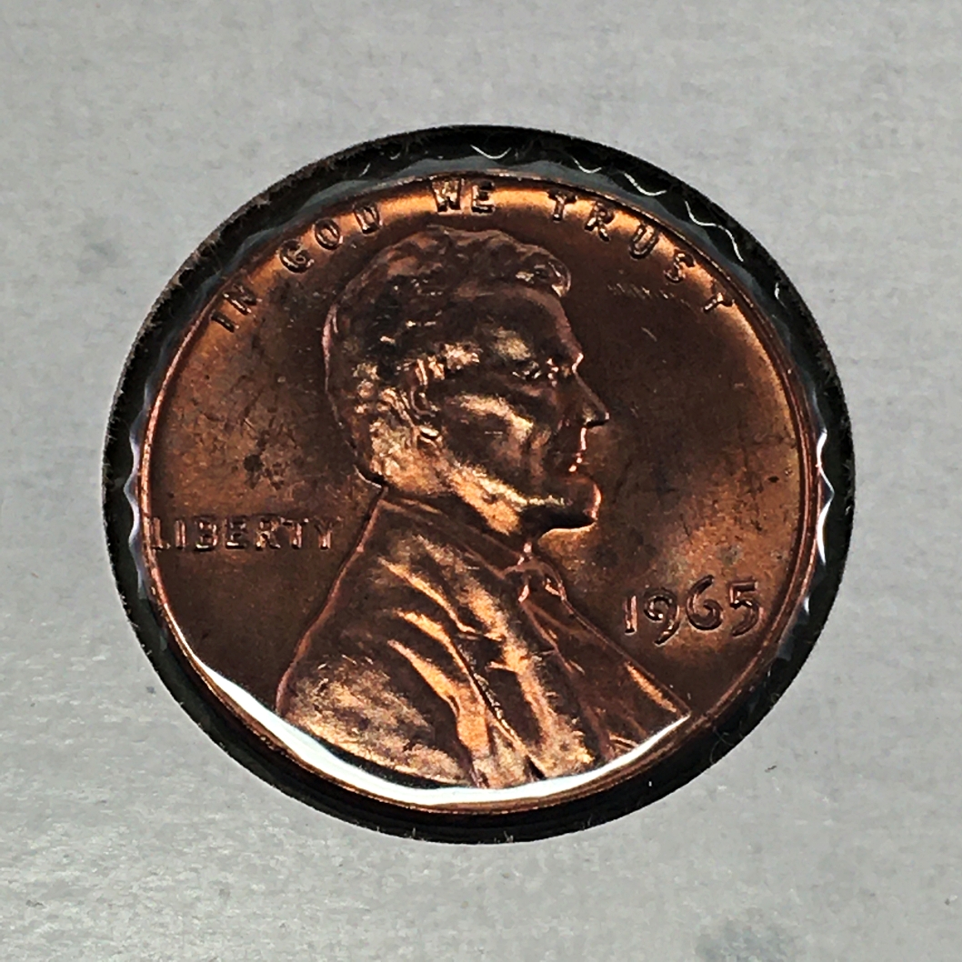 1965 Lincoln Head Memorial Cent*High Grade-Red | Property Room