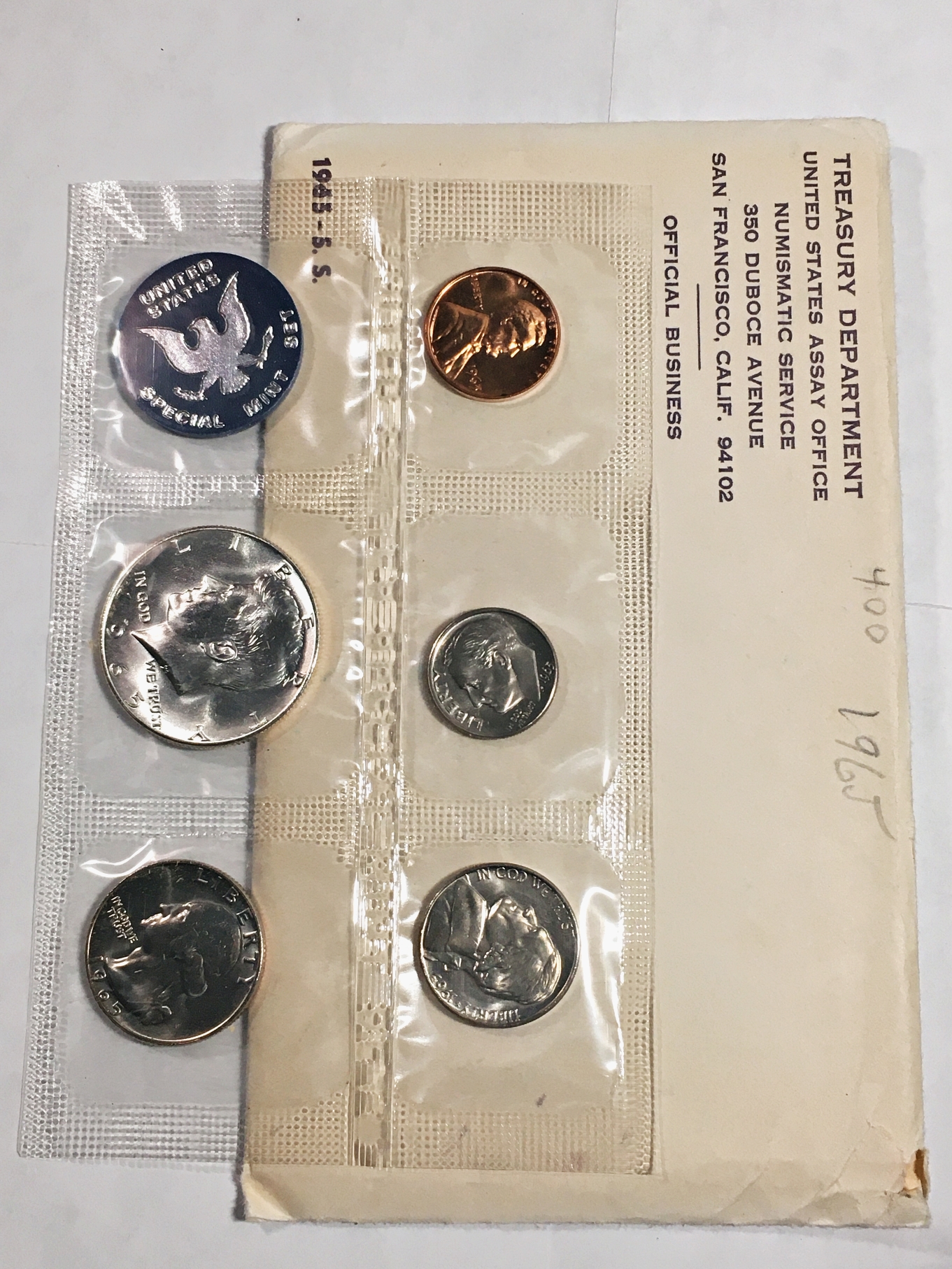 1965 United States Special Mint Set*Struck at Philadelphia*In Original ...