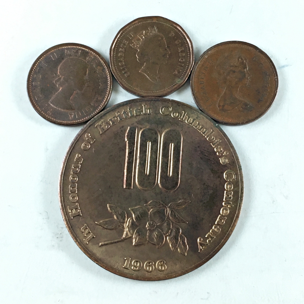 1966 Centennial Medallion Commemorating Canada's Confederation*Three ...