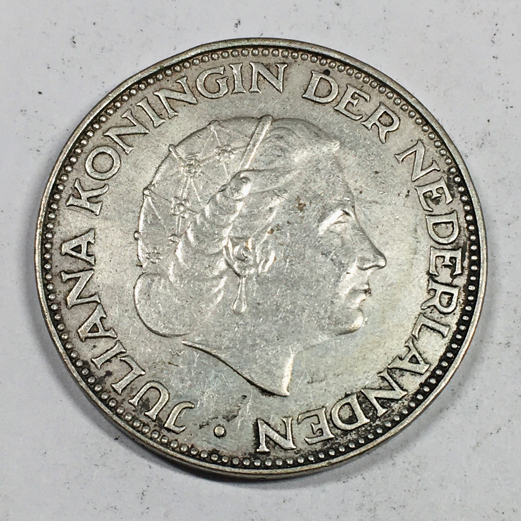 1966 Netherlands Silver 2-1/2 Gulden | Property Room