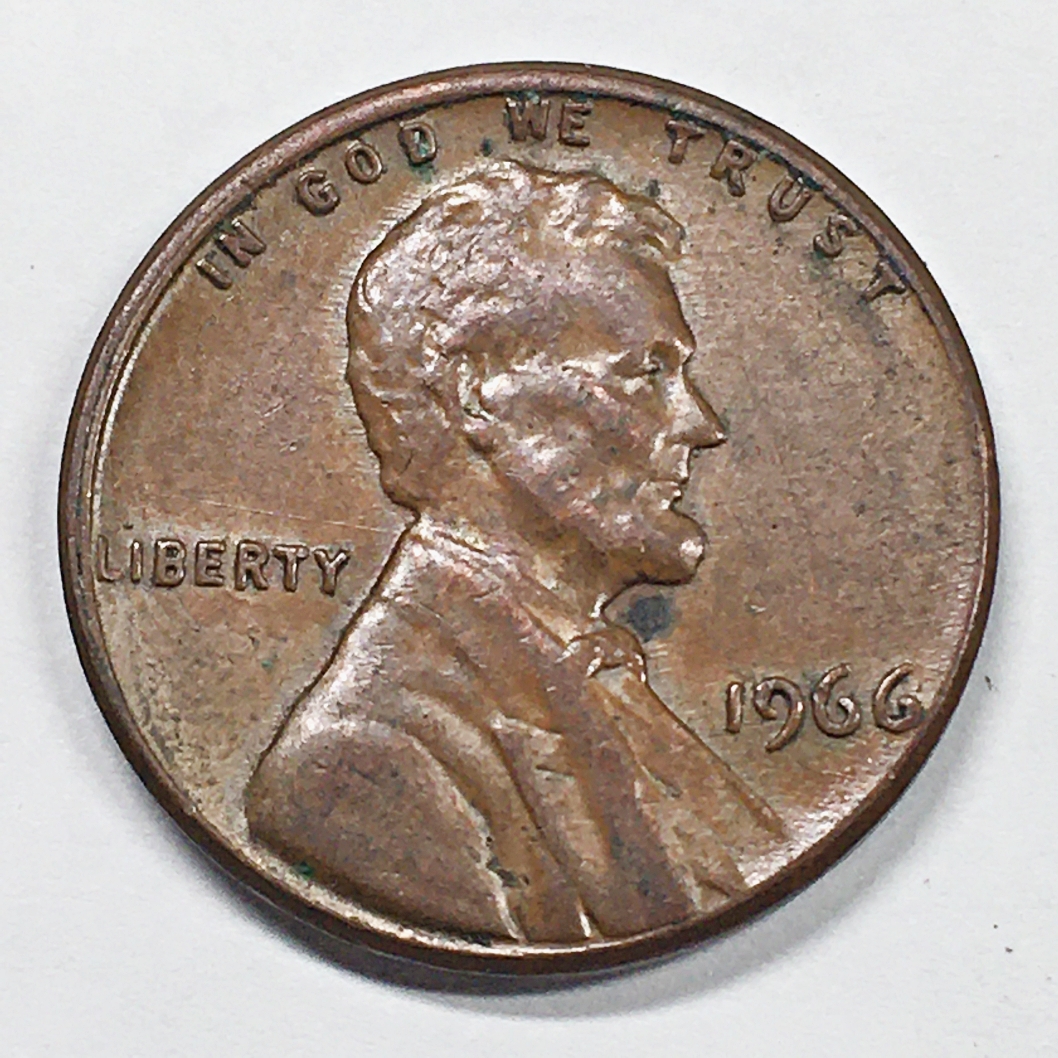 1966 Off Center Lincoln Head Memorial 1c | Property Room