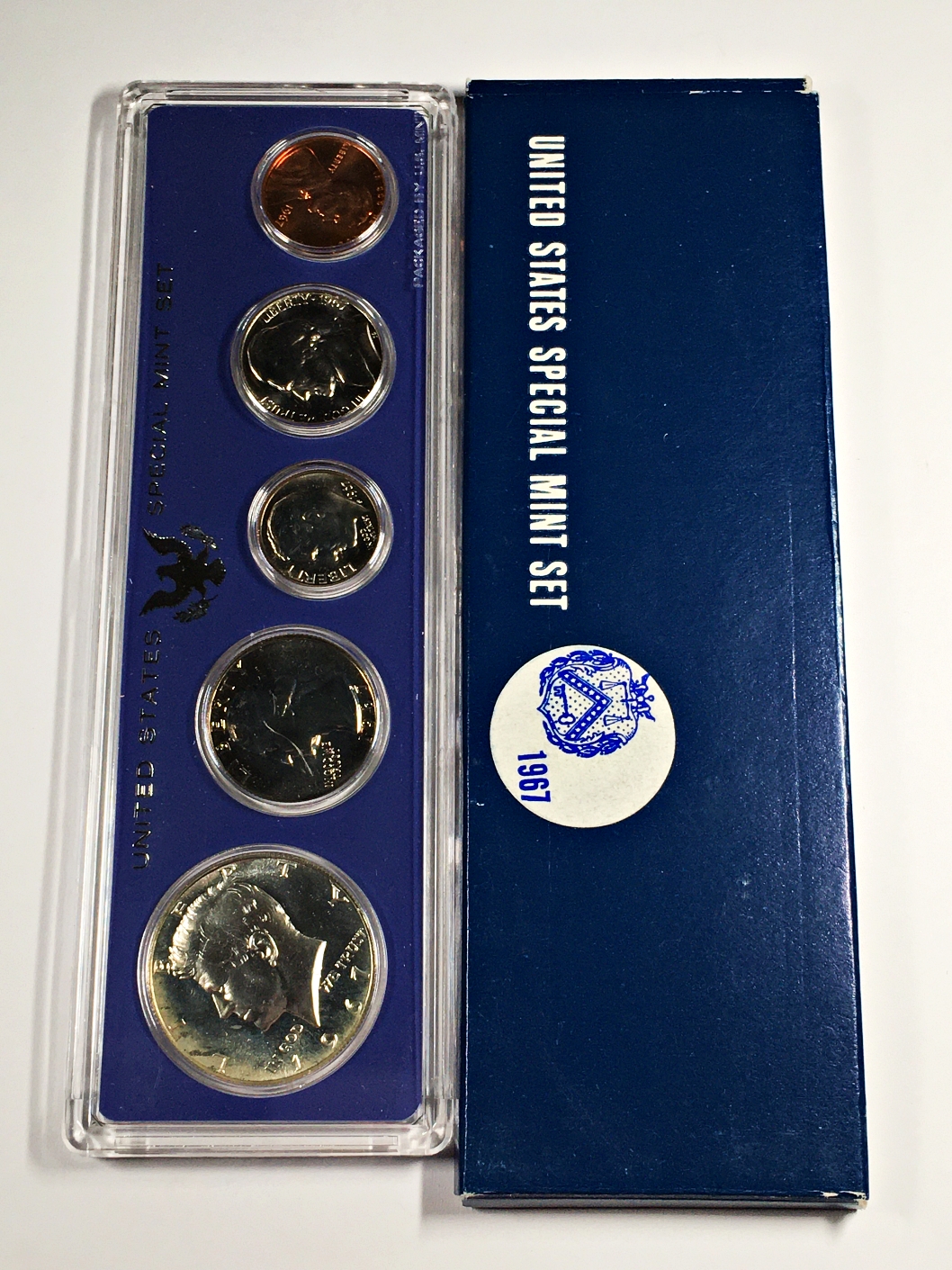 1967 Silver Special Mint Set in Original Government Packaging ...
