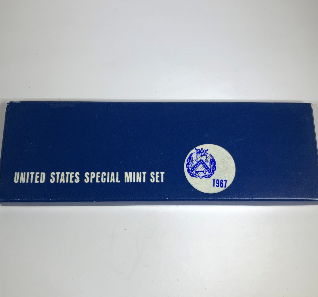 1967 United States Special Mint Set*Kennedy Half Dollar is Silver*In ...