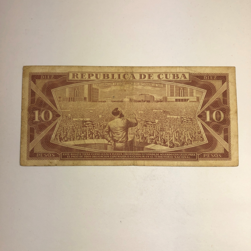 1968 10 Pesos Banknote *In protective sleeve | Property Room