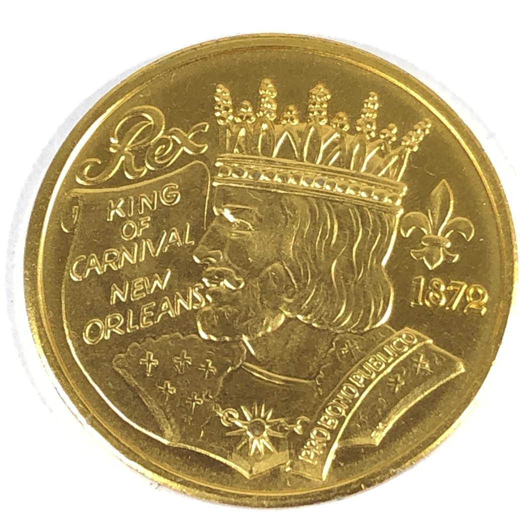 1968 Mardi Gras King of New Orleans Coin | Property Room
