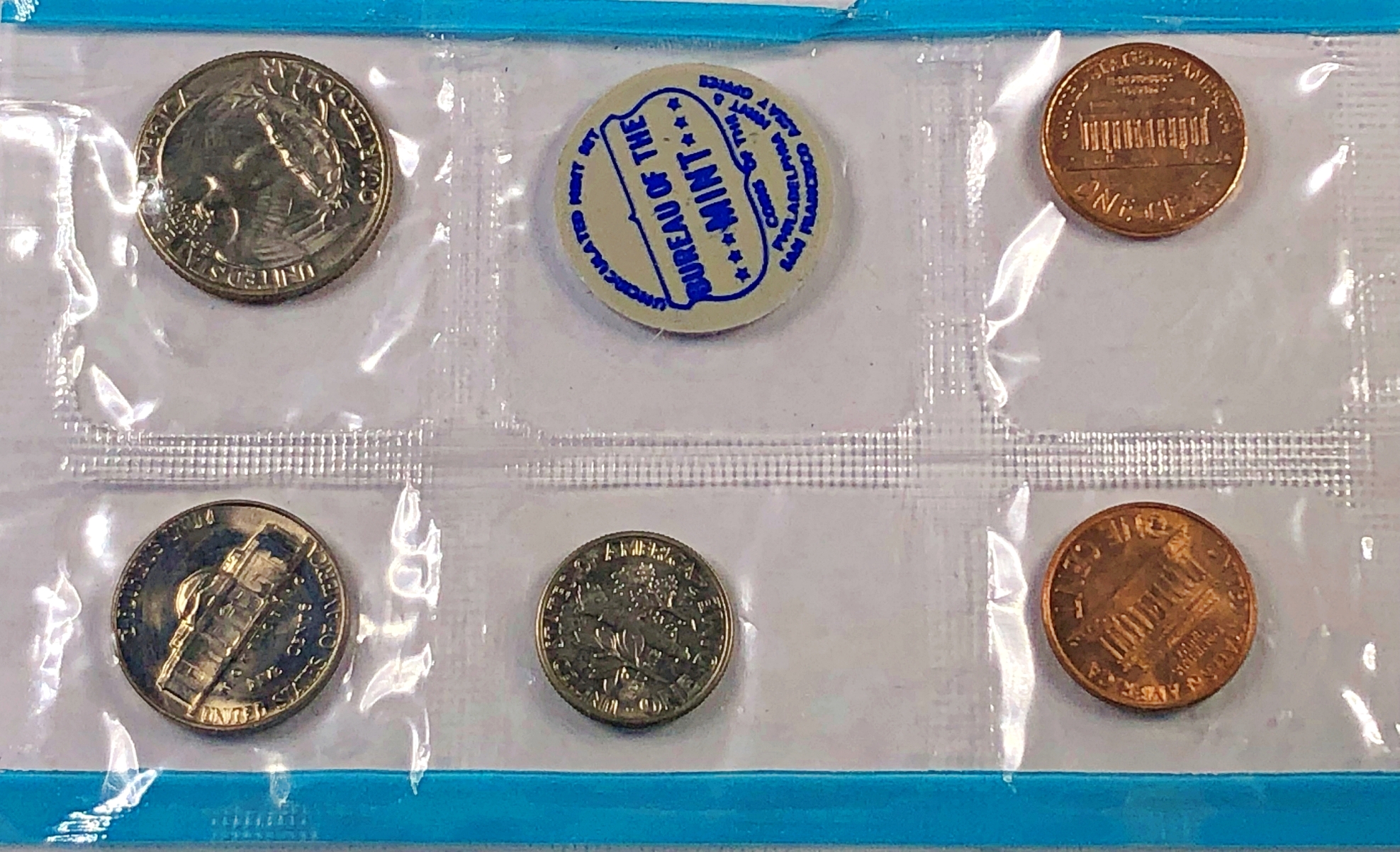 1968 Philadelphia Mint Uncirculated Coin Set*Kennedy Half Dollar is ...