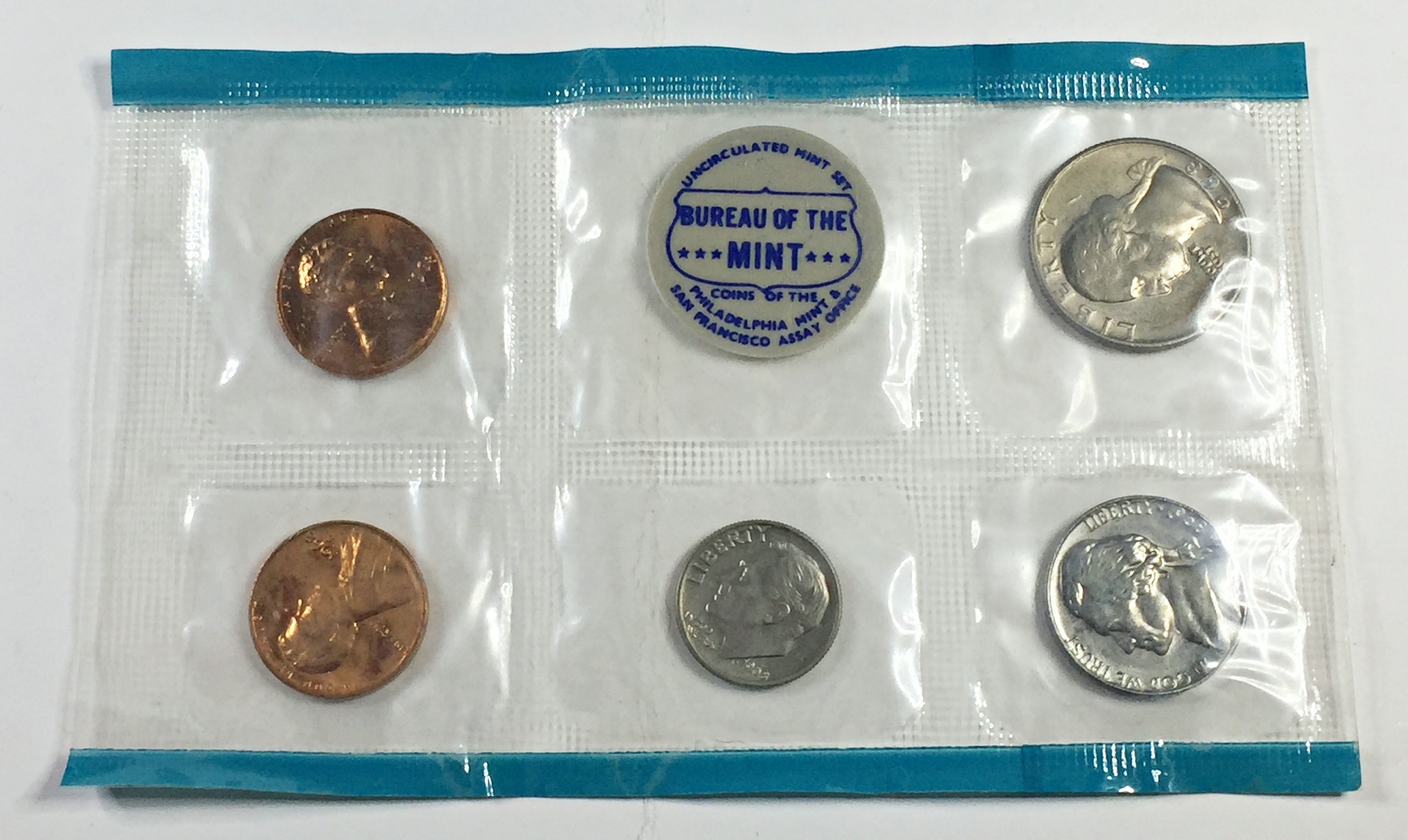 1968 Philadelphia Uncirculated Coin Set*Includes 1968-S Lincoln ...