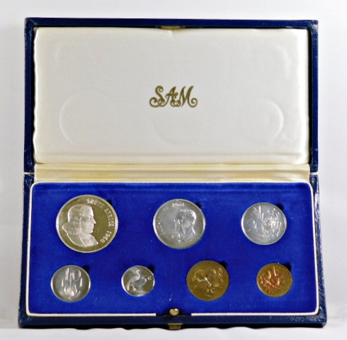 1968 South Africa Silver Proof Set in Original Mint Box | Property Room