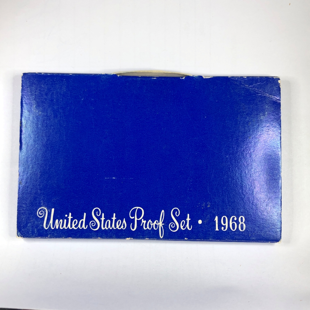 1968 United States Proof Set*Kennedy Half Dollar is Silver*In Original ...