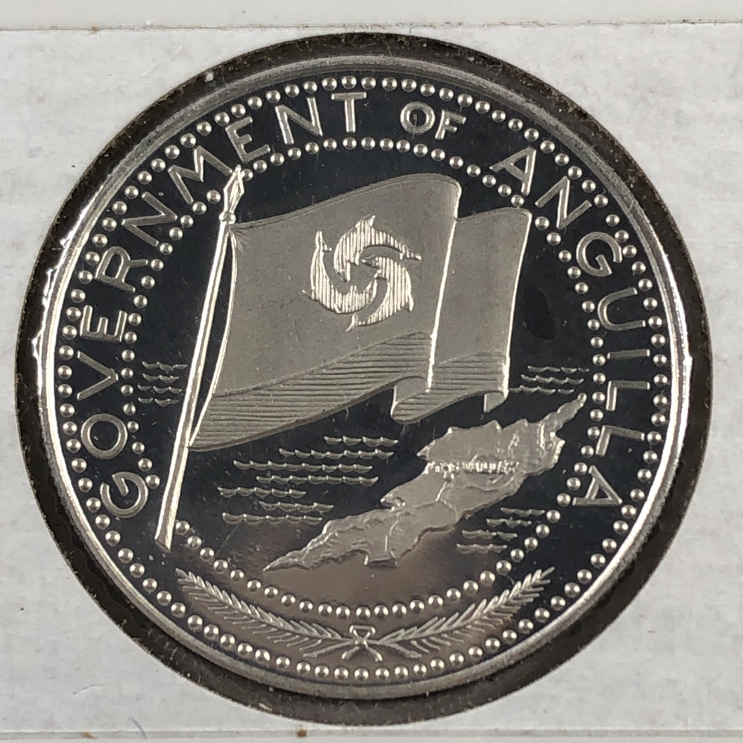 1969 Anguilla Proof Silver $2 Coin*Deep Cameo | Property Room