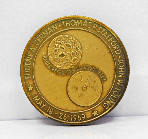 1969 Apollo 10 Commemorative Space Medal | Property Room