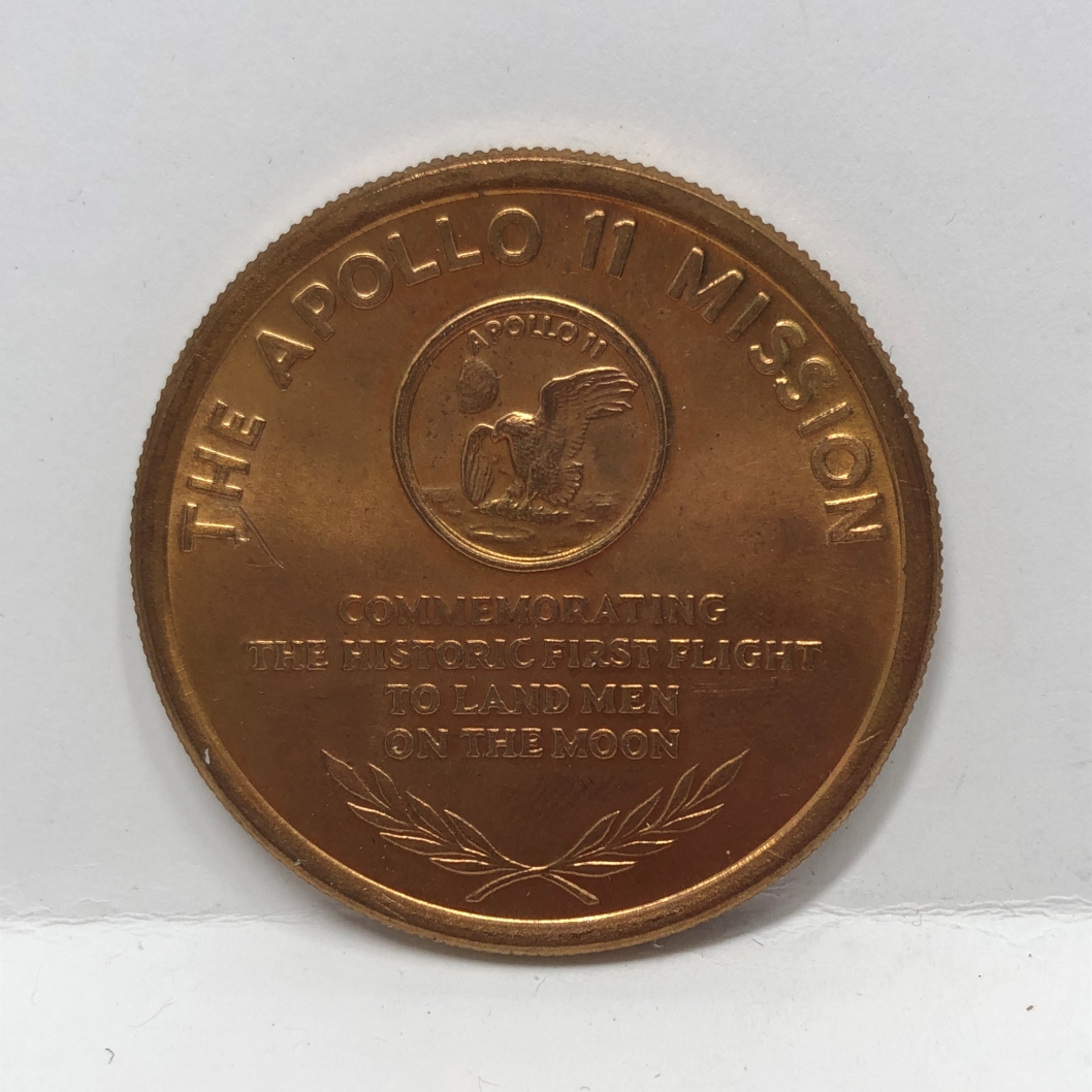 1969 Apollo 11 Mission*Man's First Landing on the Moon*1.25" Metal ...