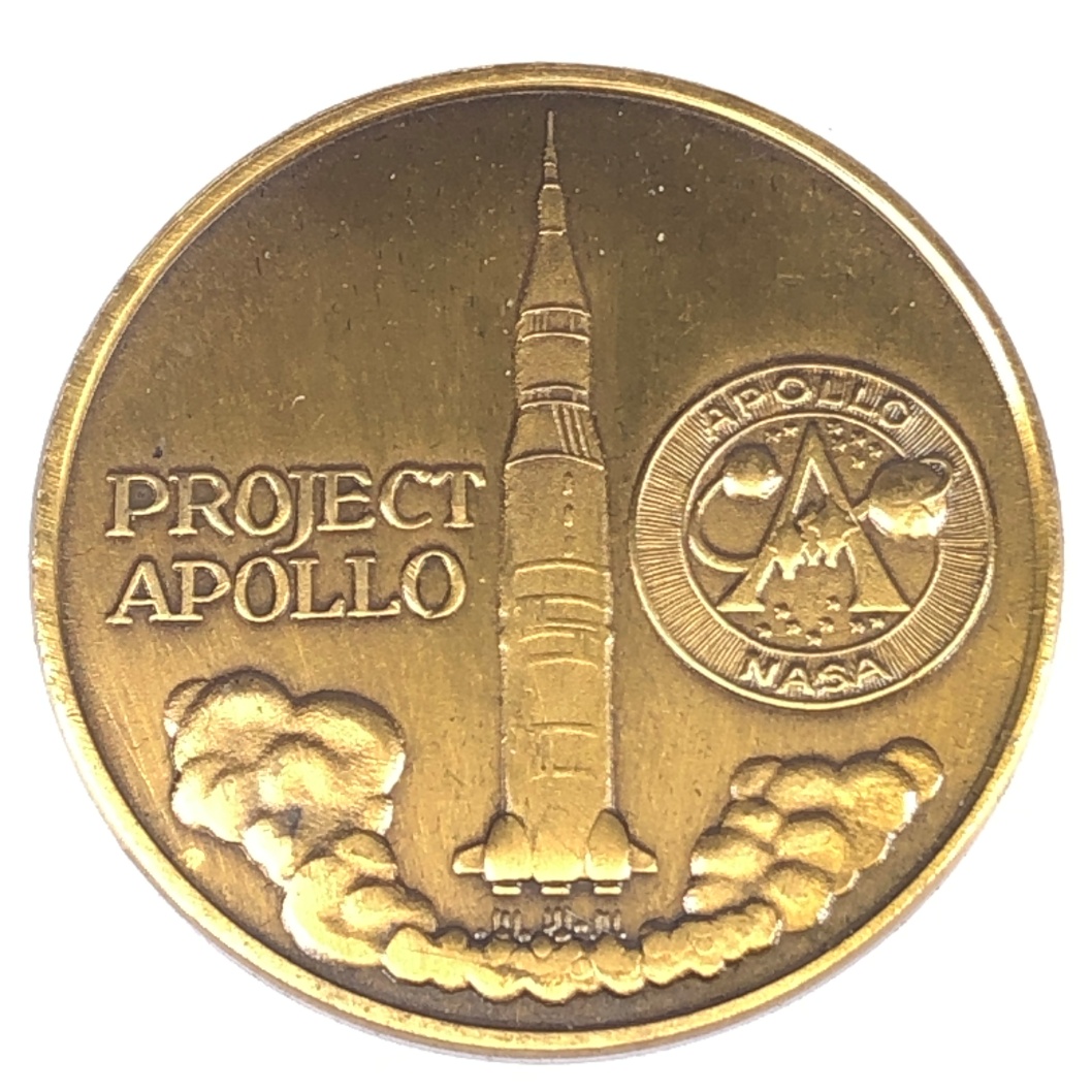 1969 Apollo XII*Conrad, Gordon, Bean*1.5" Bronze | Property Room