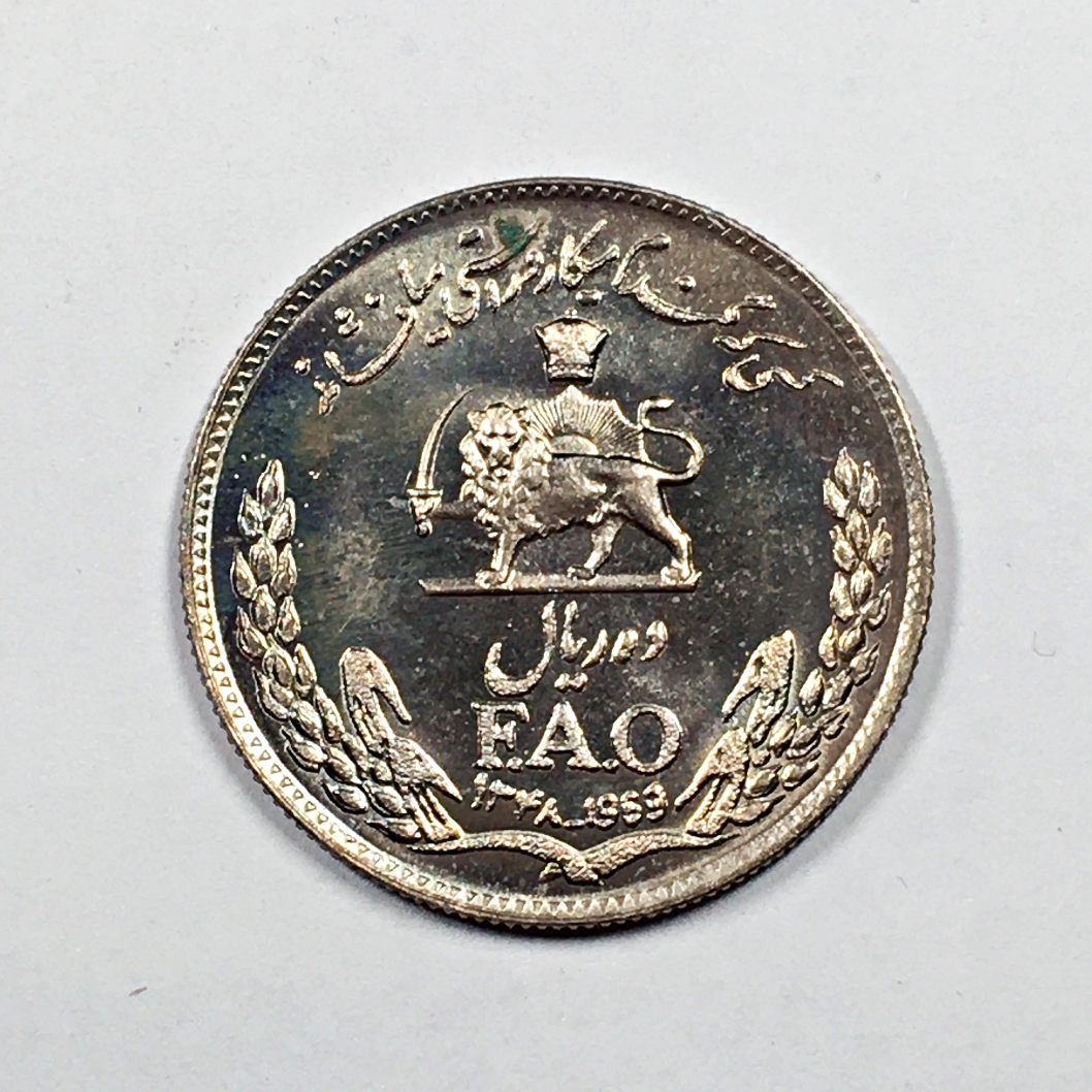 1969 FAO 20 Riyal Saudi Lion Coin High Grade | Property Room