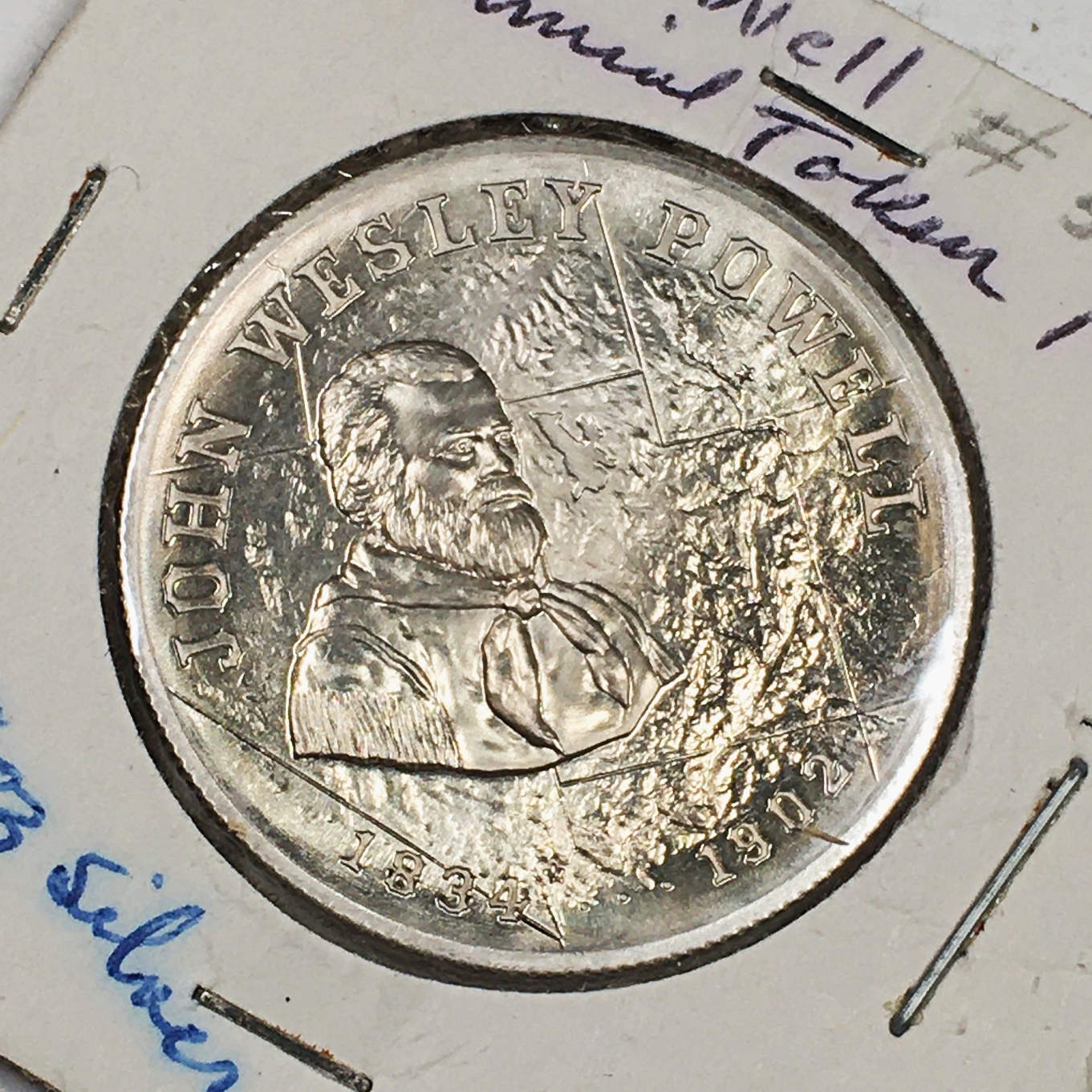 1969 Grand Canyon Exploration Bicentennial Token*J.W. Powell*0.48 ASW ...