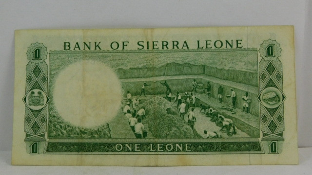 1969 Sierra Leone One Leone Crisp Banknote | Property Room