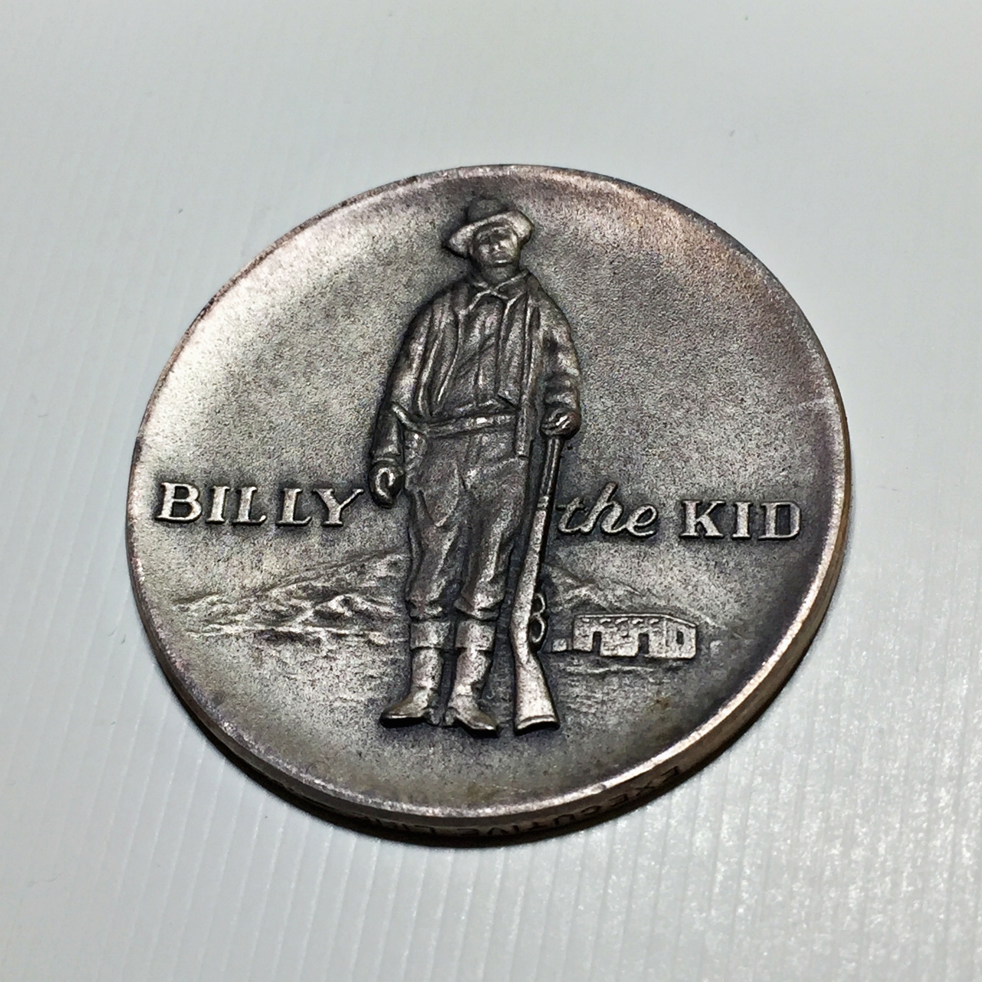 1969 Silver Medallion Commemorating Billy the Kid*18 Grams .999 Fine ...