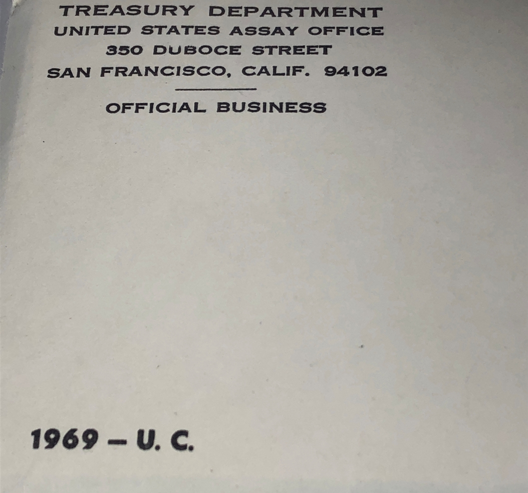 1969 United States Mint Uncirculated Coin Set*In Original US Mint ...