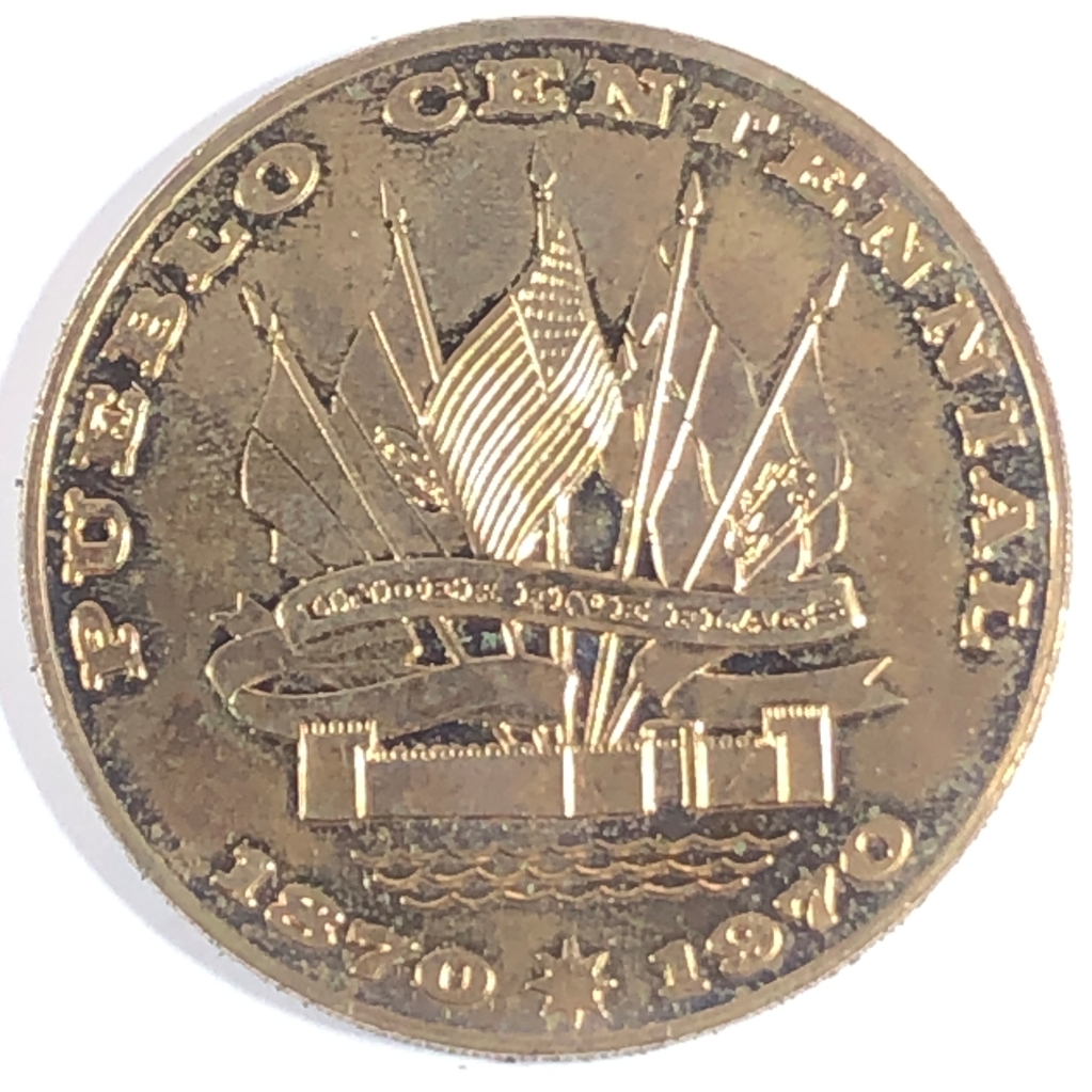 1970 Pueblo, Colorado Centennial Medallion*Bronze | Property Room