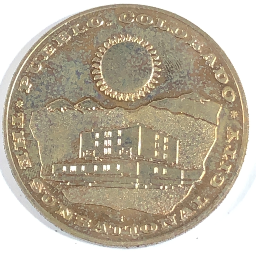 1970 Pueblo, Colorado Centennial Medallion*Bronze | Property Room