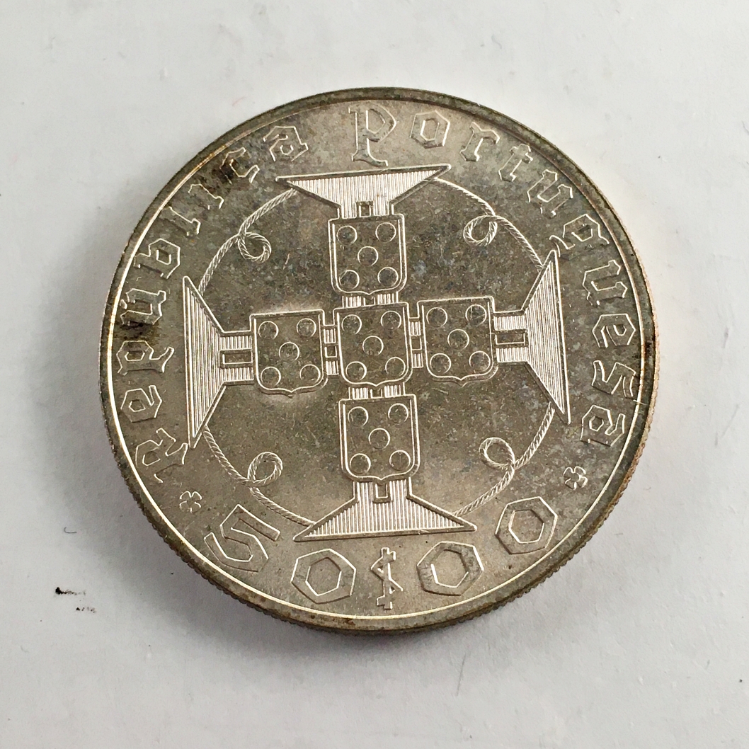 1970 St.Thomas & Prince 50 Escudos Coin-Centennial*High Grade with Nice ...